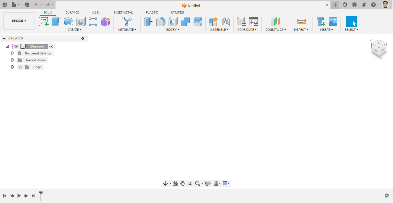 Pic 1: Review the Fusion 360 User Interface